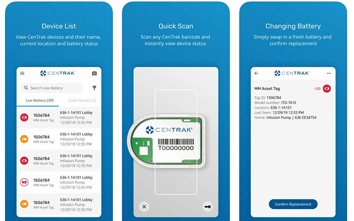 Connect Pulse™ Mobile for RTLS Battery Management
